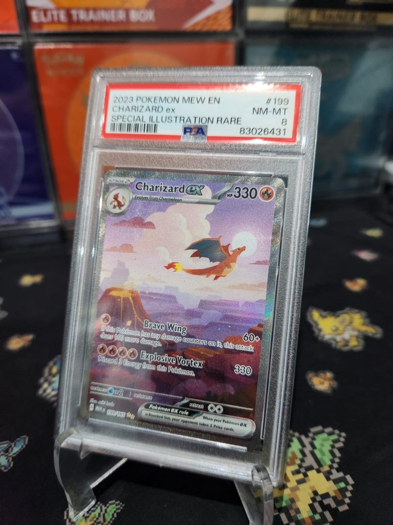 PSA 8 - Charizard Ex - Special Illustration Rare - 151 set - Grade It